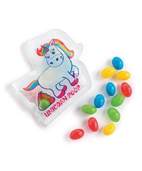 Unicorn Poop Jelly Bean Fun Packs (24) - PartyBell.com