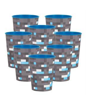 Minecraft 16oz Plastic Favor Cup (8) - PartyBell.com