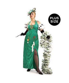 Lady Luck Adult Plus Costume - PartyBell.com