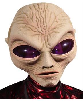 Grey Alien Adult Mask - PartyBell.com