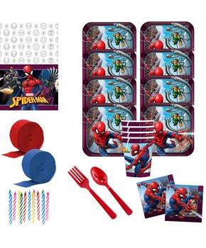 Spiderman Webbed Wonder Deluxe Kit (Serves 8) - PartyBell.com