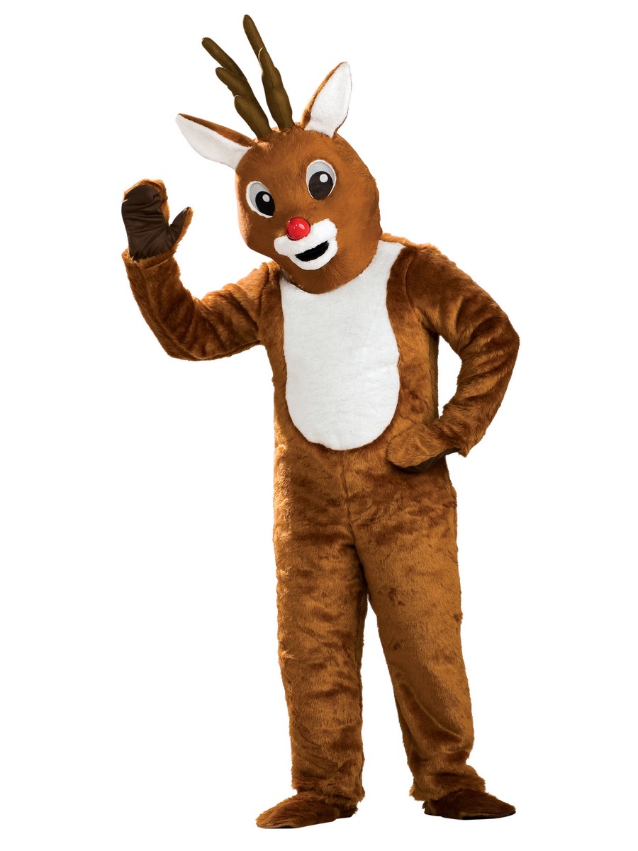 Adult Reindeer Mascot Costume - PartyBell.com