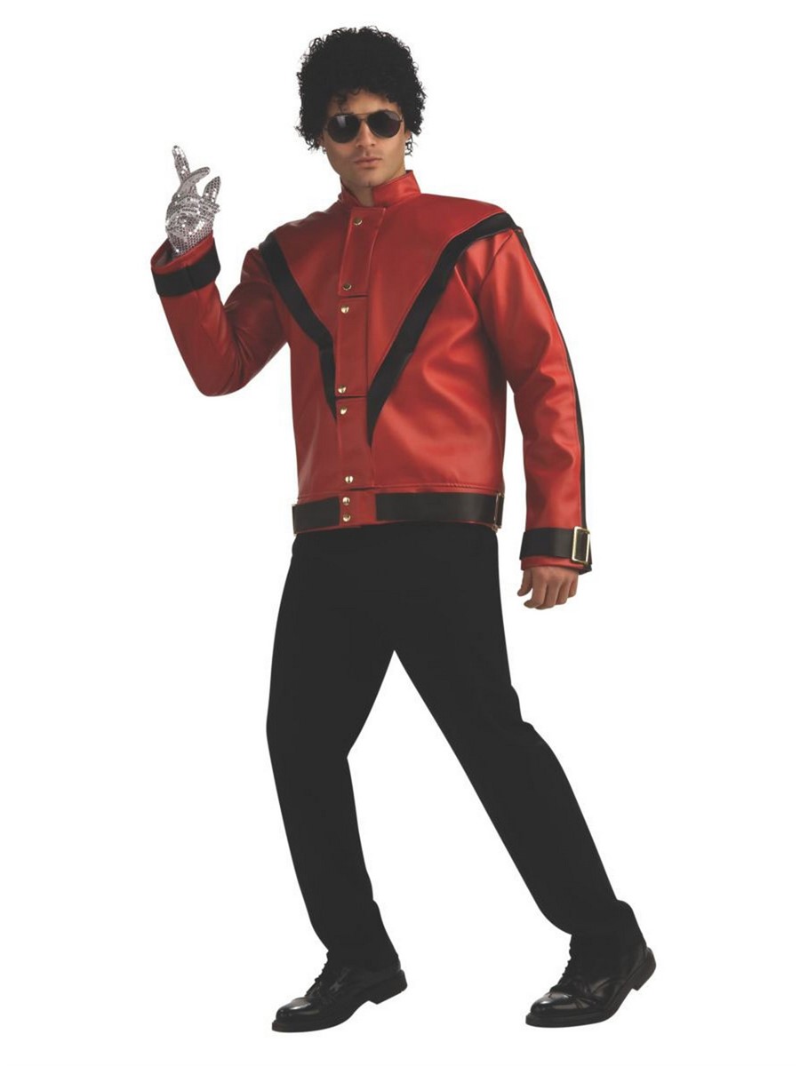 Adult Red Thriller Deluxe Michael Jackson Jacket Costume - PartyBell.com